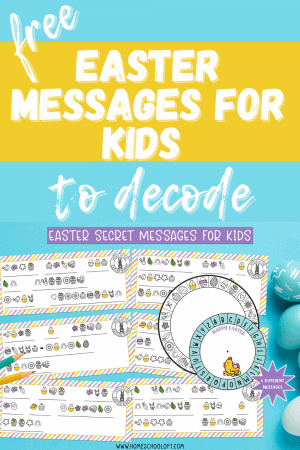 Easter Messages for Kids to Decode with Cipher Disks (Free Printable)
