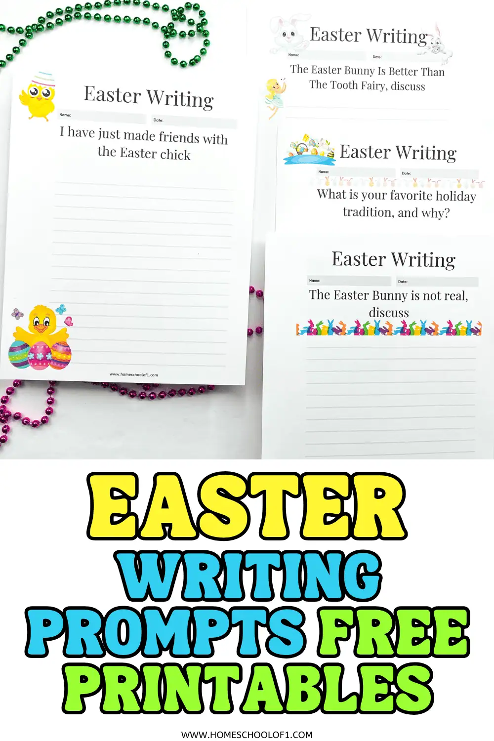 Free Easter Writing Prompts for Kids to Inspire Fun