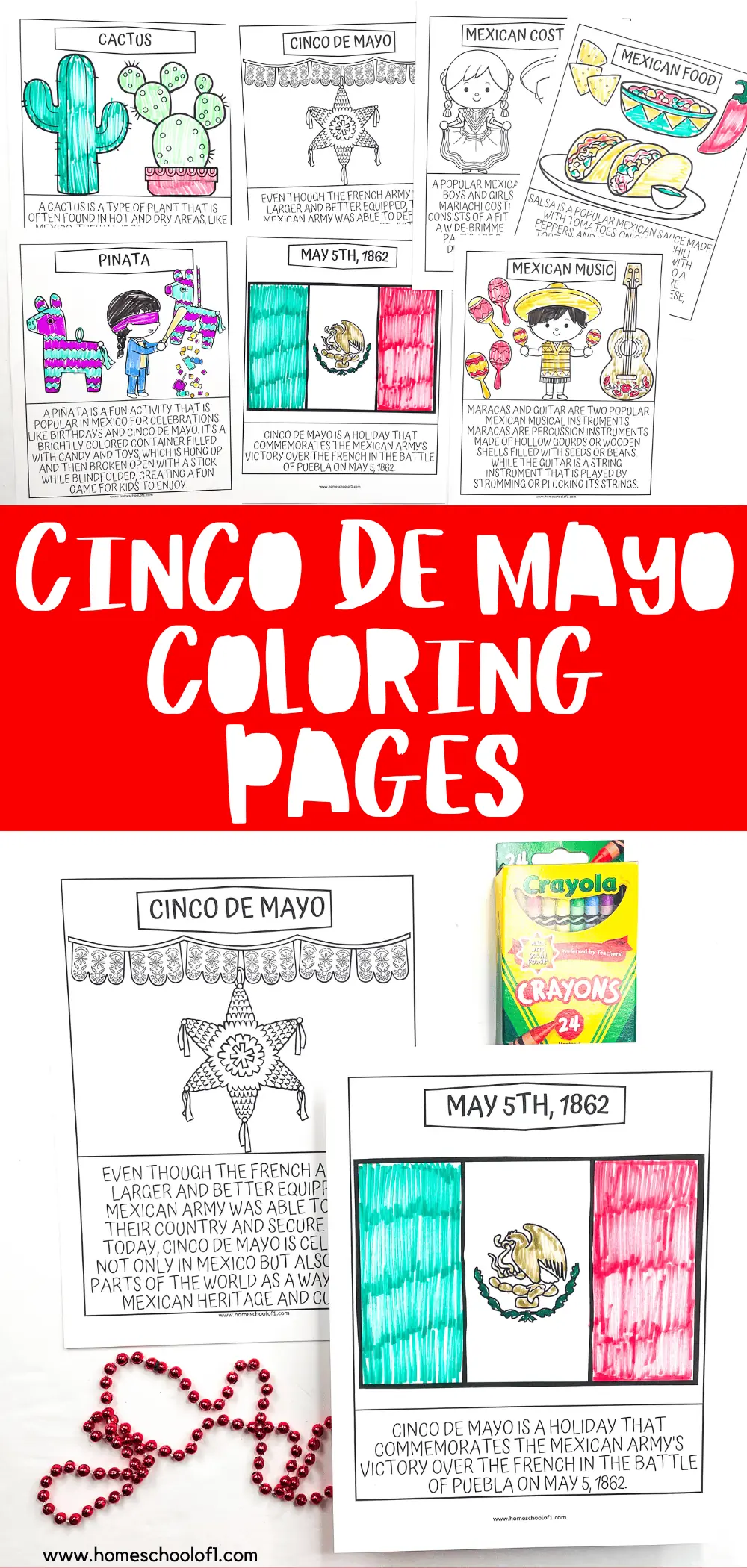 7 Free Cinco de Mayo Coloring Pages to Learn About Mexico