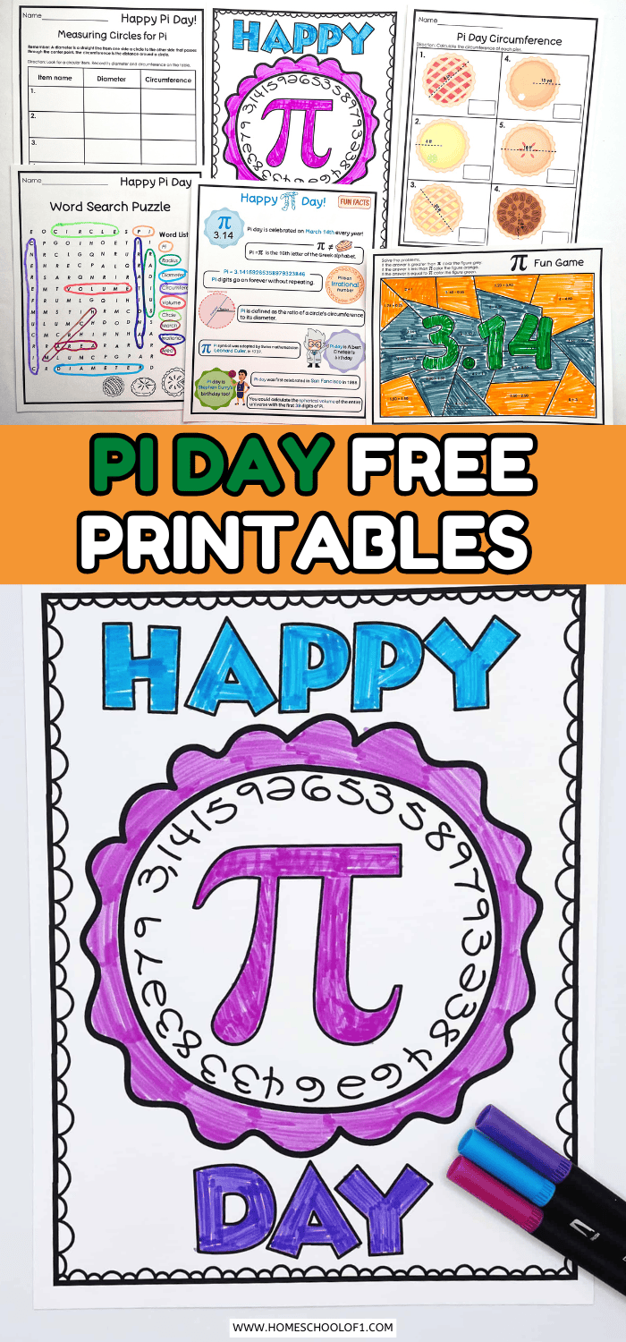 Free Pi Day Worksheets | Fun Math Printables for Kids