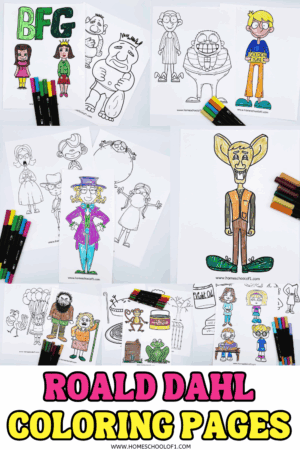 Free Roald Dahl Coloring Pages for Kids