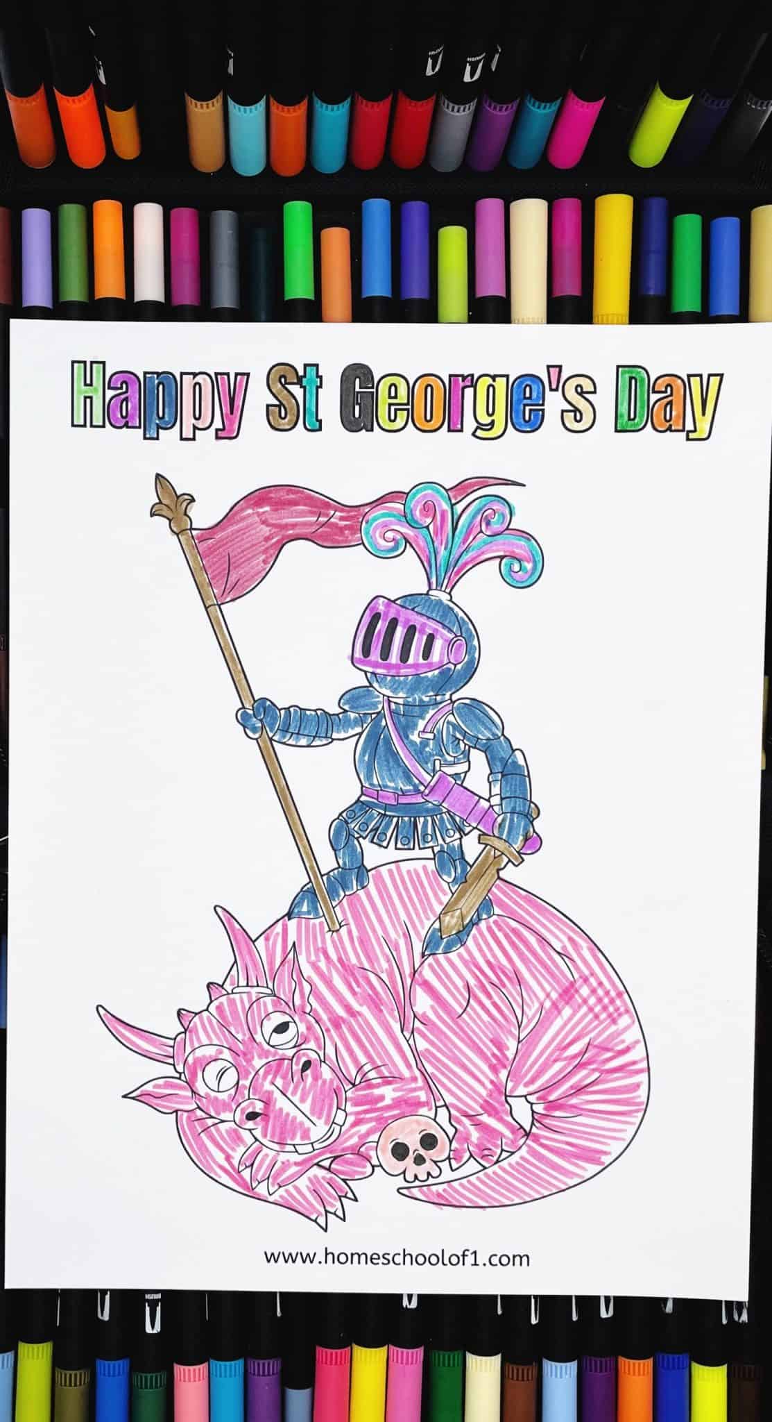 St George's Day Activities (+ 8 Free Colouring Sheets)