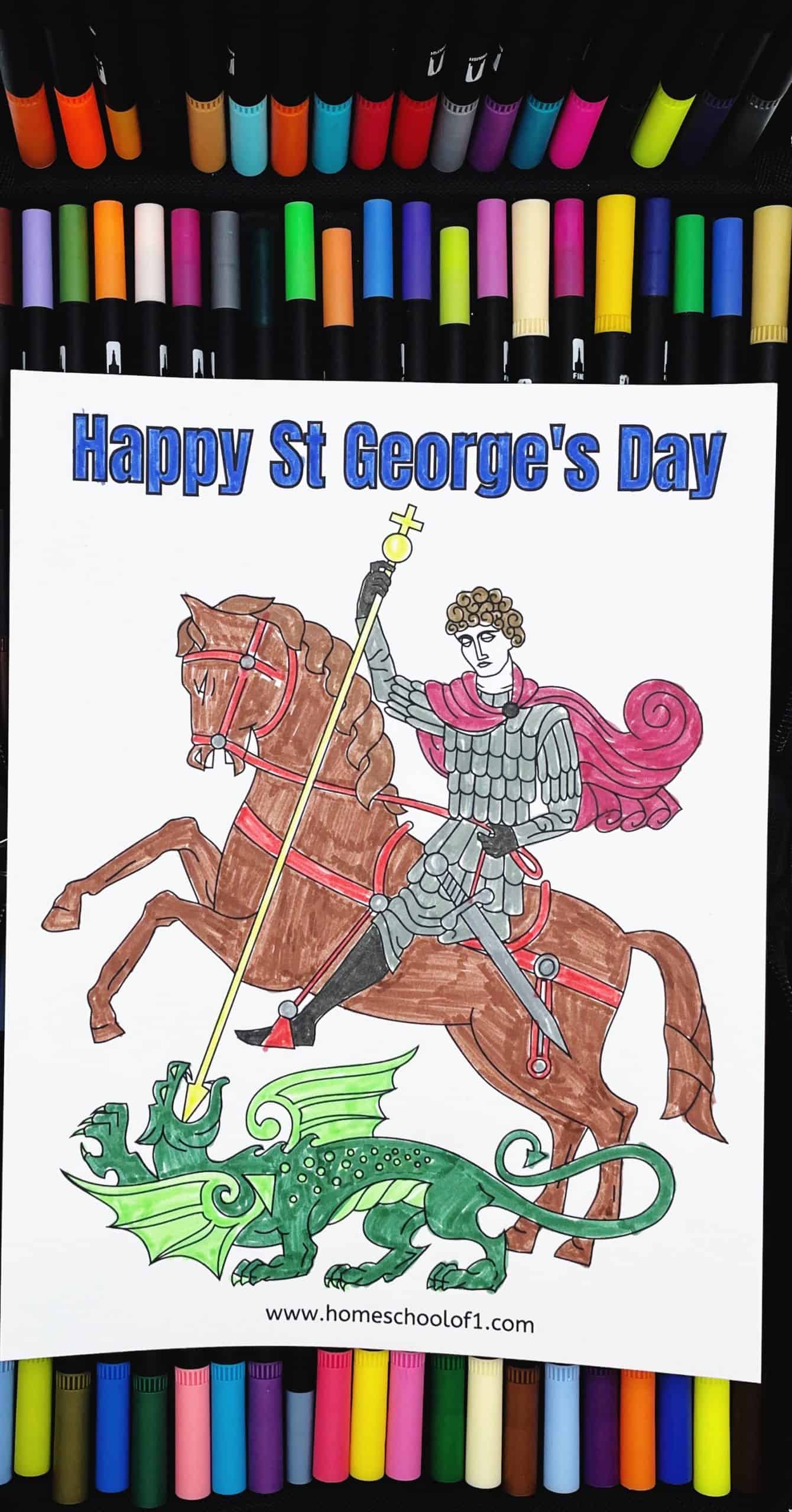 St George's Day Activities (+ 8 Free Colouring Sheets)