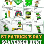 Free St Patrick's Day Scavenger Hunt | Fun Printable Clues!