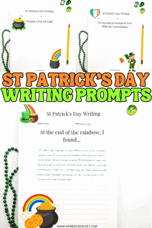 St Patrick’s Day Writing Prompts (Free Printable Worksheets)