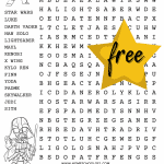 Star Wars Word Search (Free Printable)