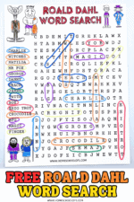 Free Roald Dahl Word Search Printable With Answers