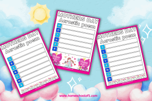 Mothers Day Acrostic Poem Templates (Free Printables)