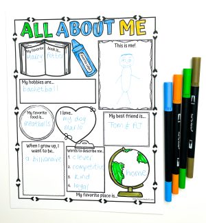 Free First Day of School Worksheets