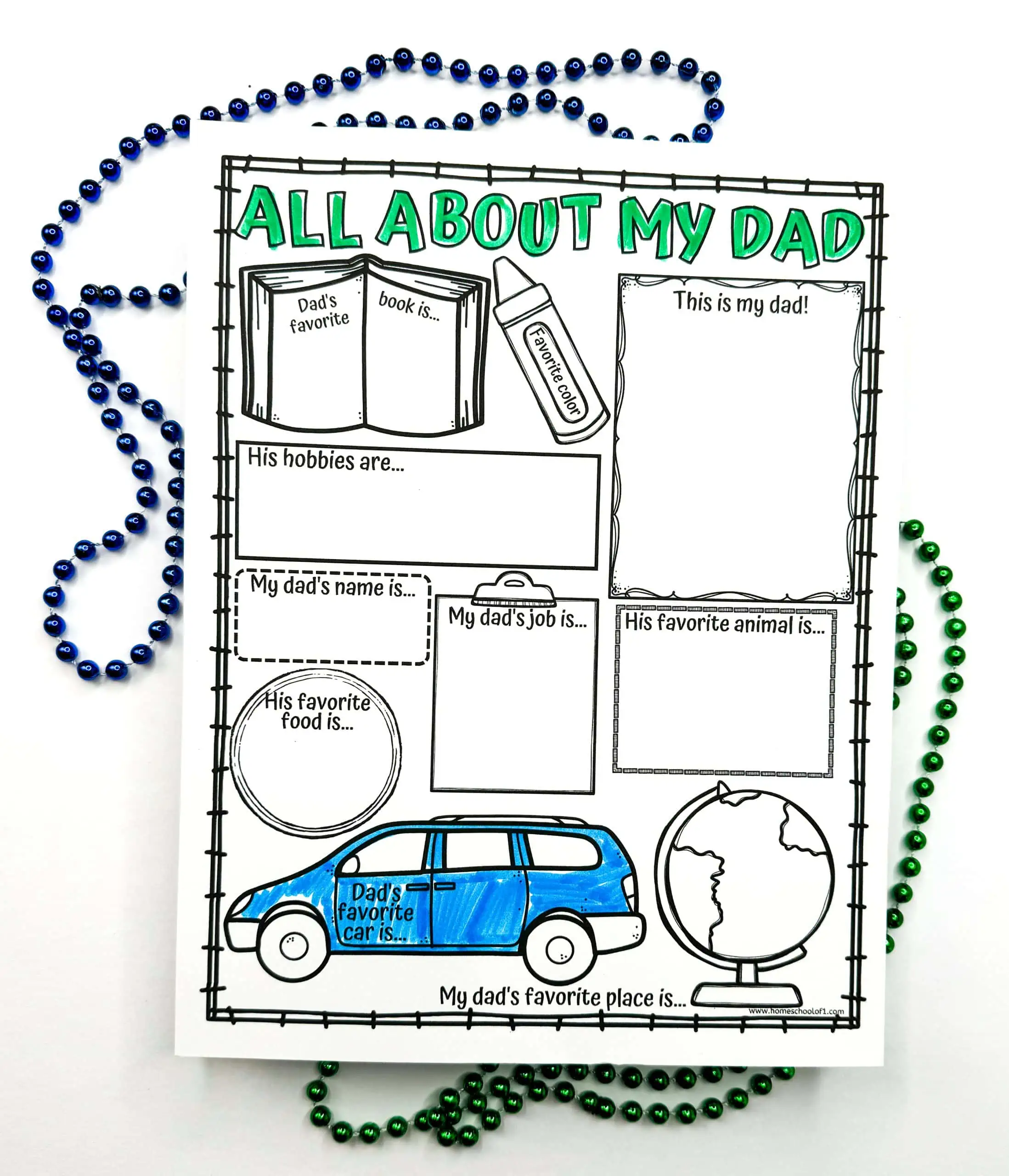 Free Father's Day Printables & Gift Ideas