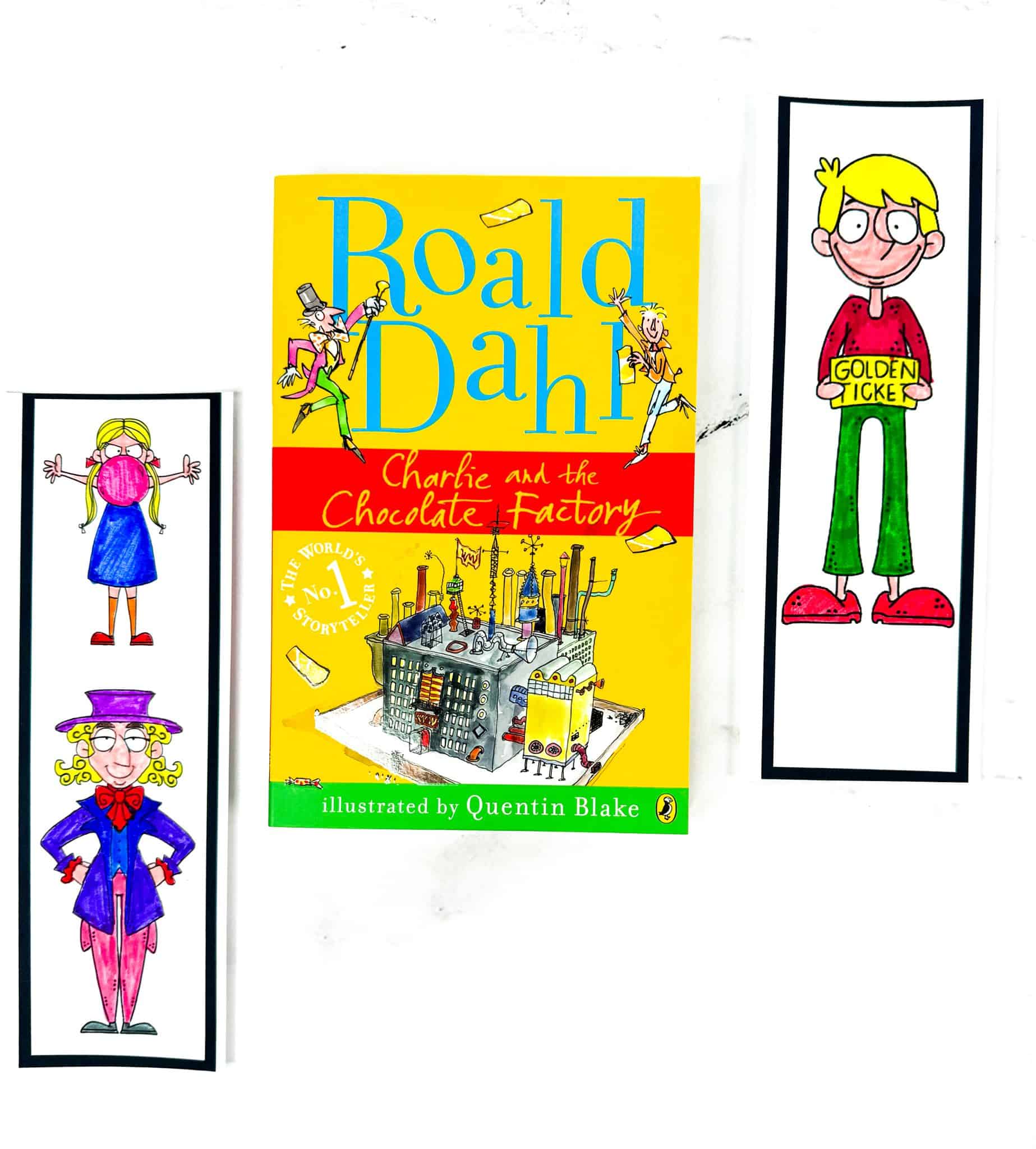 Free Roald Dahl Bookmarks To Color