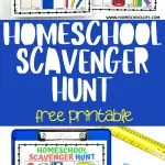 Free First Day of School Scavenger Hunt Printable