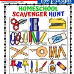 Free First Day of School Scavenger Hunt Printable