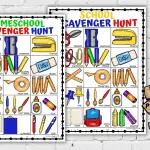 Free First Day of School Scavenger Hunt Printable