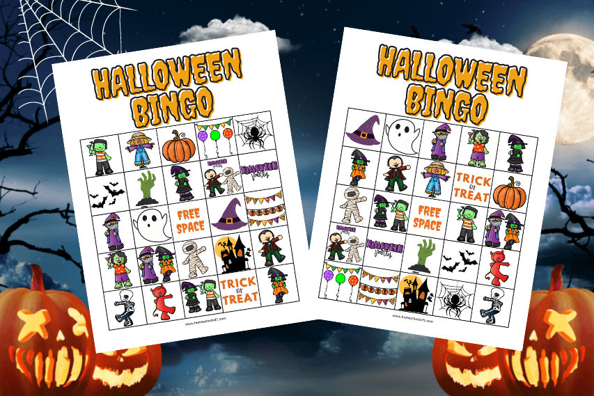 Free Halloween Bingo Printable Cards
