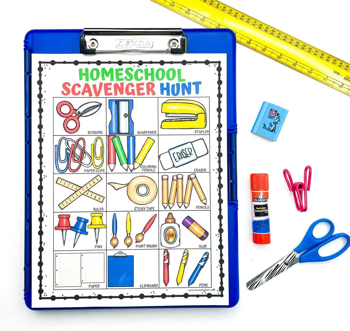 Free First Day of School Scavenger Hunt Printable
