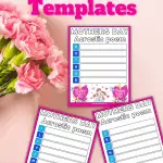 Free Mother’s Day Acrostic Poem Printable for Kids