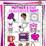 Free Mother's Day Scavenger Hunt Printable for Kids