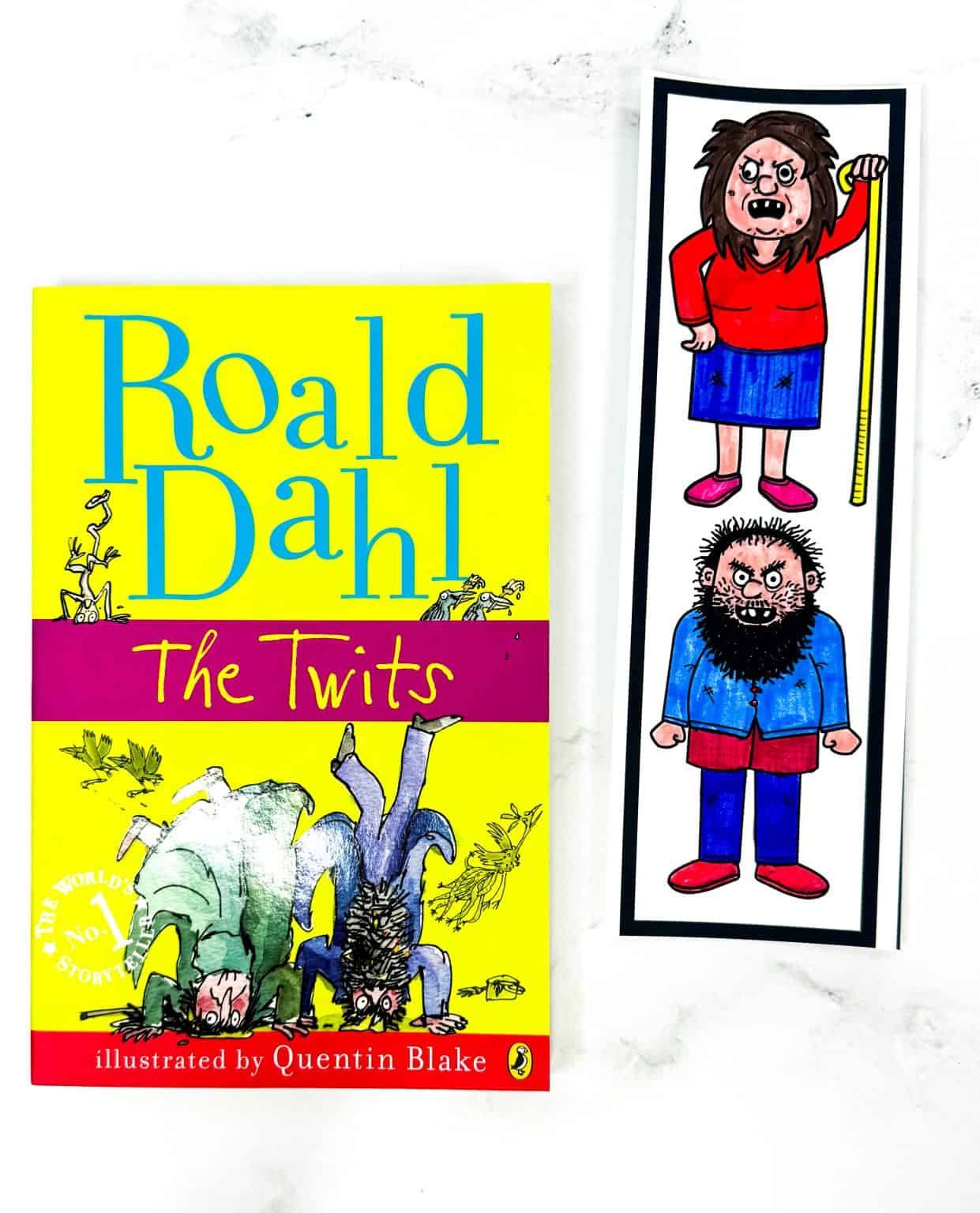Free Roald Dahl Bookmarks To Color