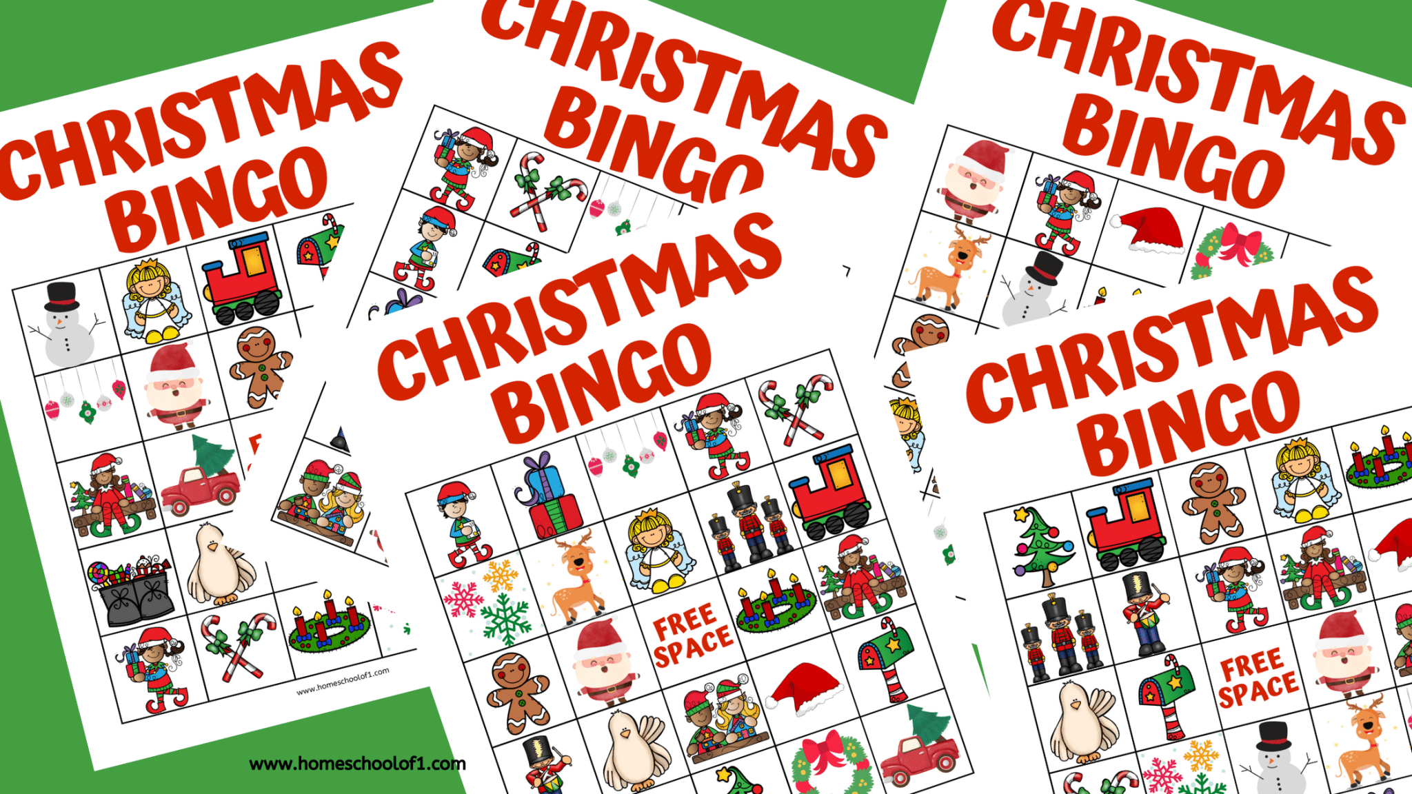 Free Printable Christmas Bingo Perfect For All The Family