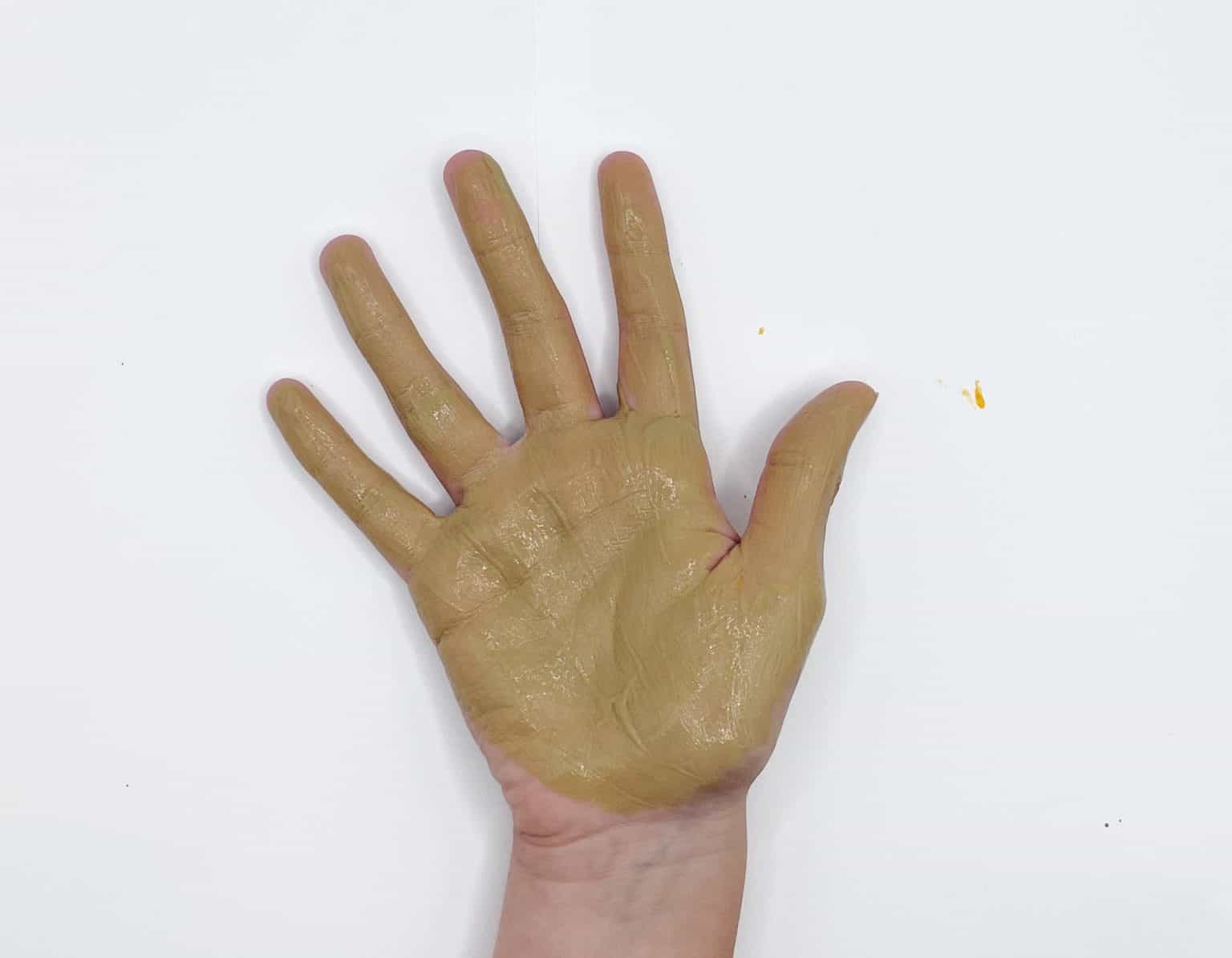 M Is For Monkey Handprint Printable