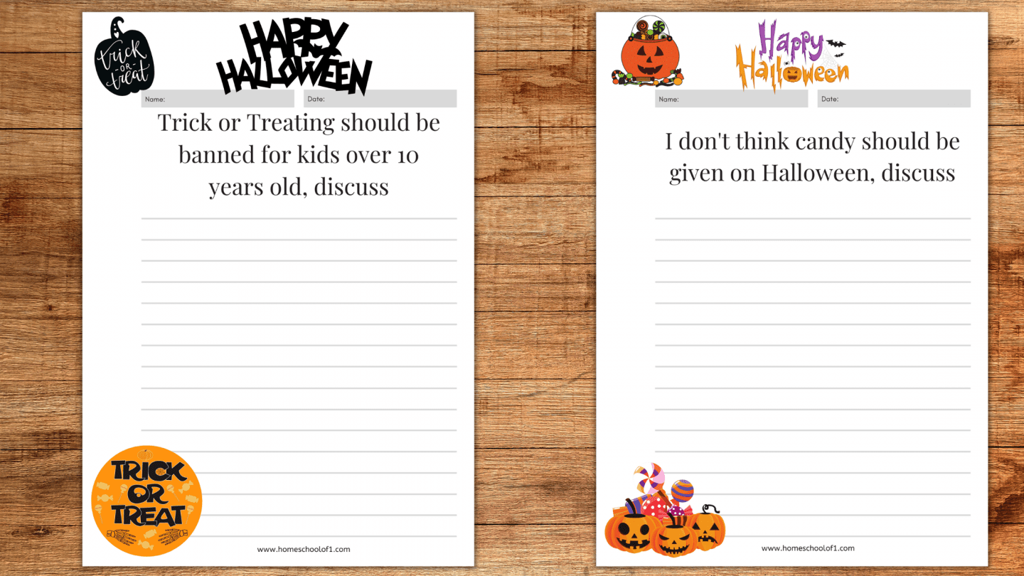 12 Spooky Halloween Writing Prompts (Free Printable)