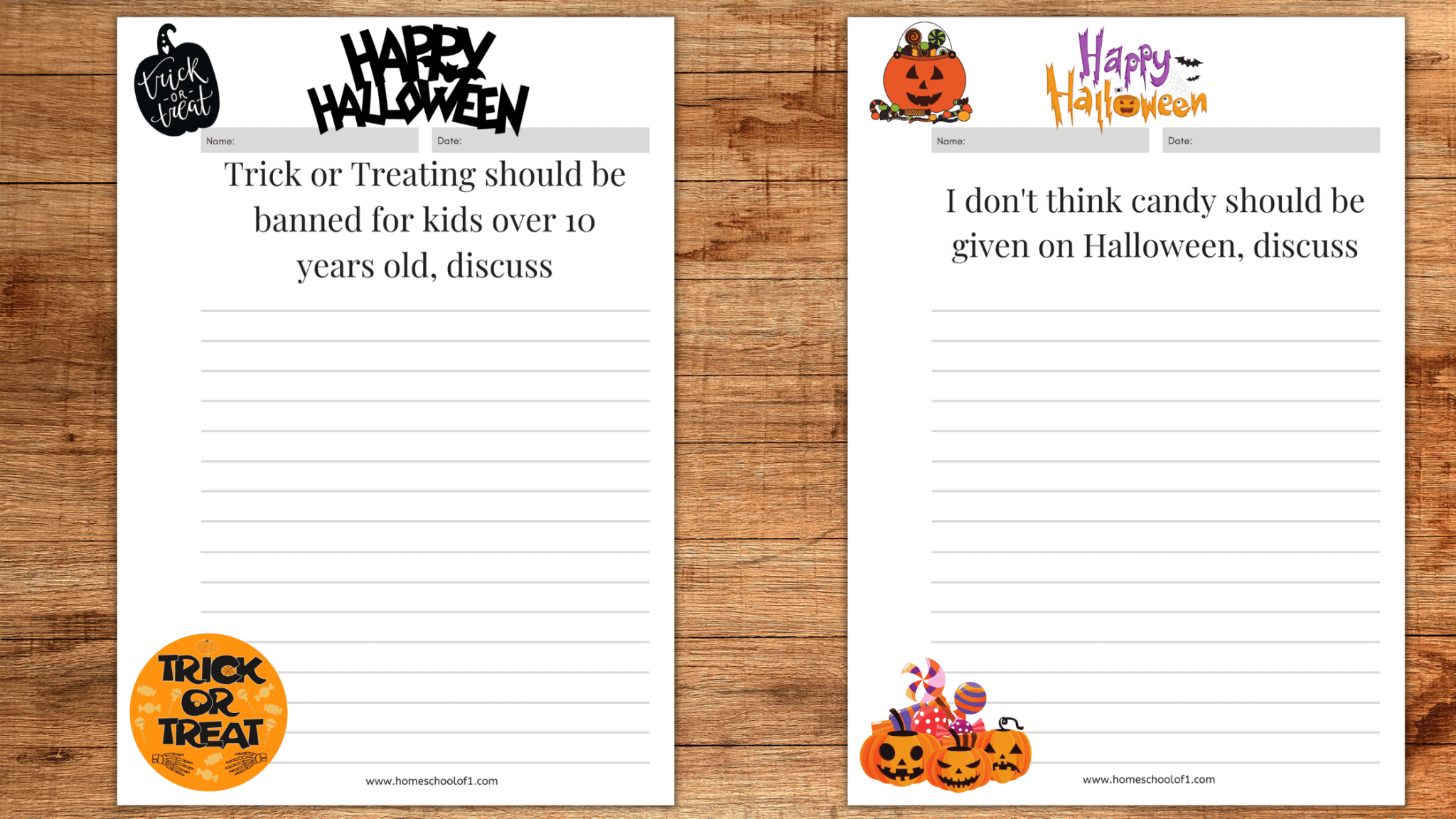 12 Spooky Halloween Writing Prompts (Free Printable)