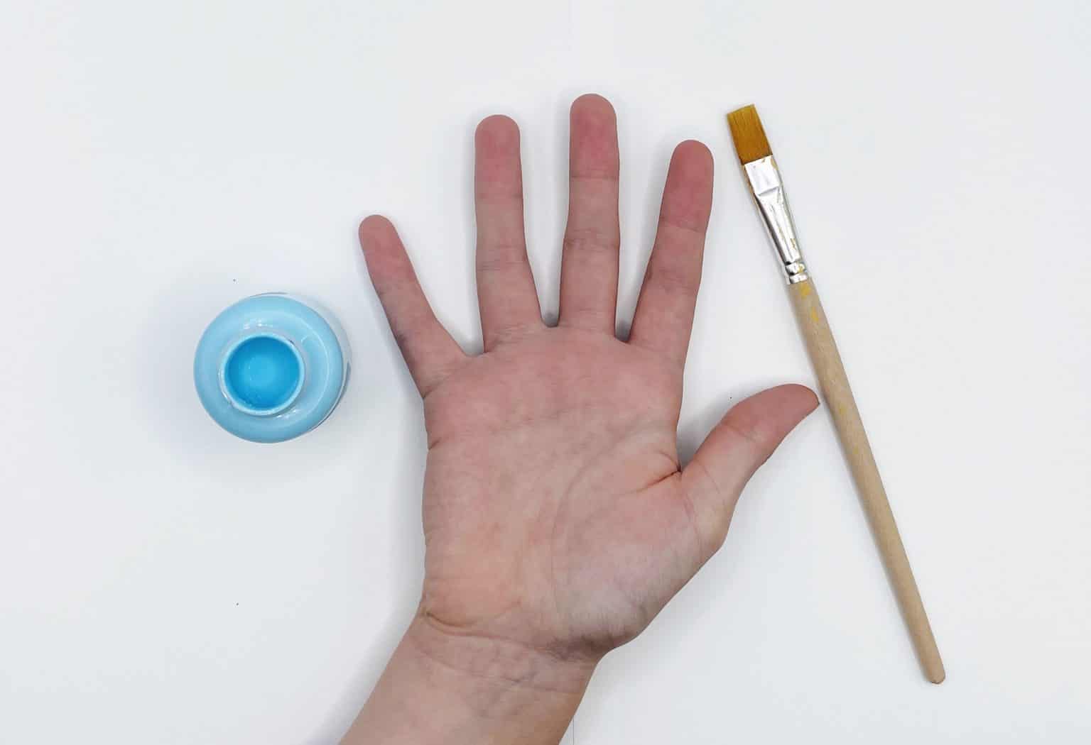 Y Is for Yacht Handprint Craft (Free Printable Template)