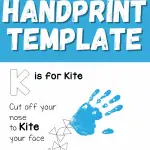 K Is For Kite Handprint Art | Let's Have Fun With The Letter K