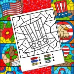 Free Memorial Day Color by Number Printables for Kids