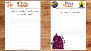 12 Spooky Halloween Writing Prompts (Free Printable)