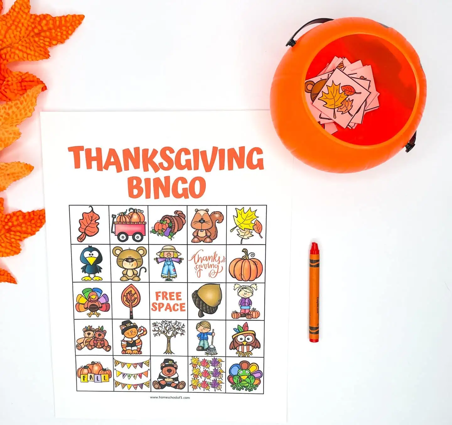 Free Printable Thanksgiving Bingo Cards