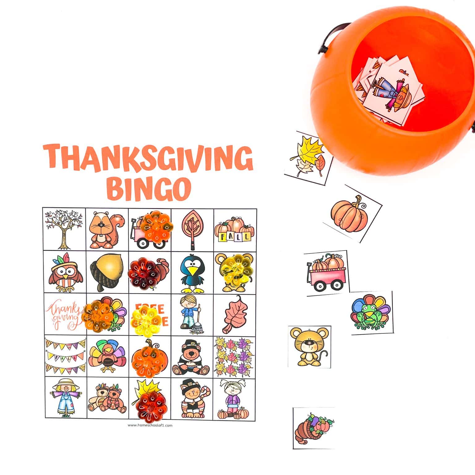 Free Printable Thanksgiving Bingo Cards