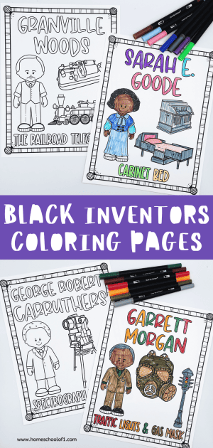 Free African American Inventors Coloring Pages