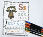 Free Fall Alphabet Worksheets For Preschoolers