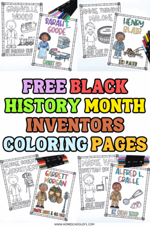 Free Black Inventors Coloring Pages for Kids
