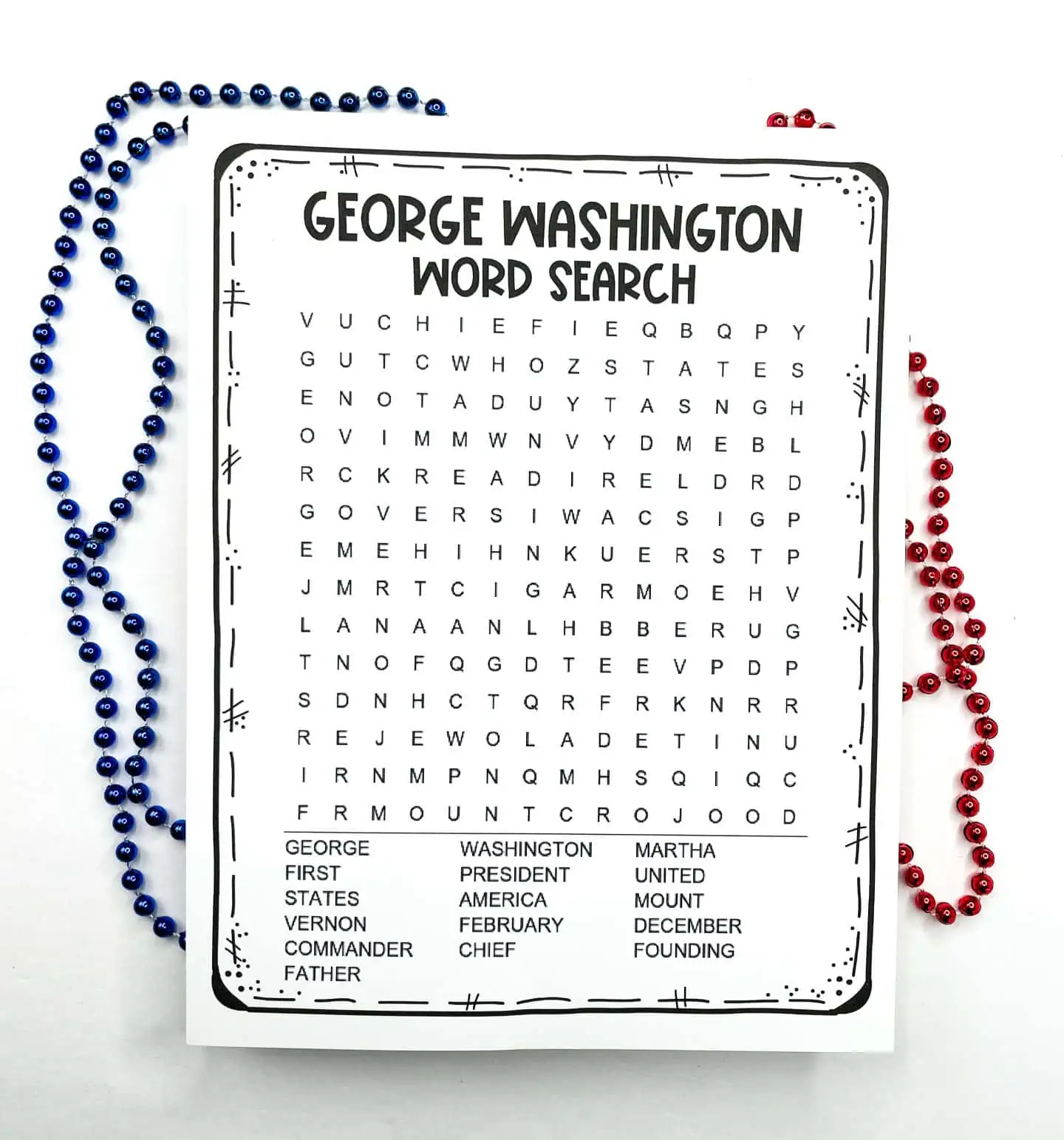 23 Presidents Day Printable Activities