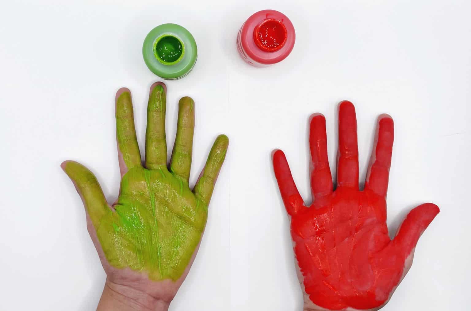 U is for Umbrella Handprint Art (Free Printable)