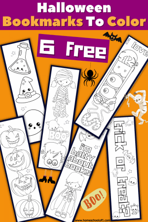 Free Printable Halloween Bookmarks To Color (Spooky Fun For Kids!)