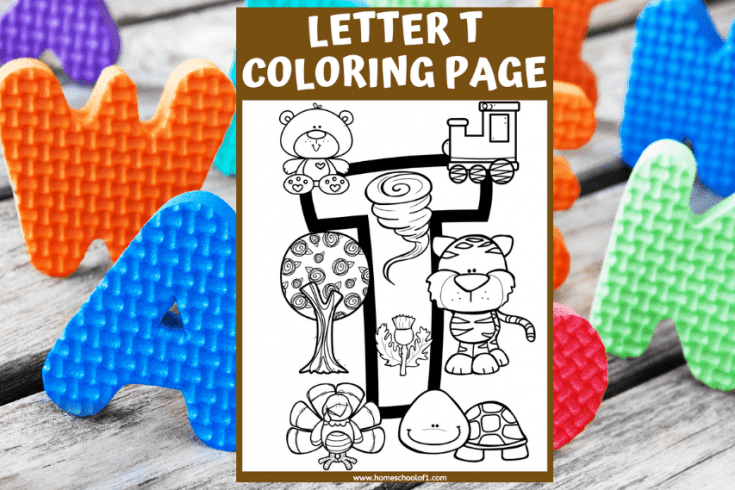 Letter T Coloring Page & Letter T Activities for Preschoolers
