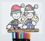 8 Free Christmas Elf Coloring Pages the Kids Will Love