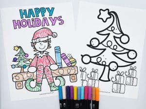 8 Free Christmas Elf Coloring Pages the Kids Will Love