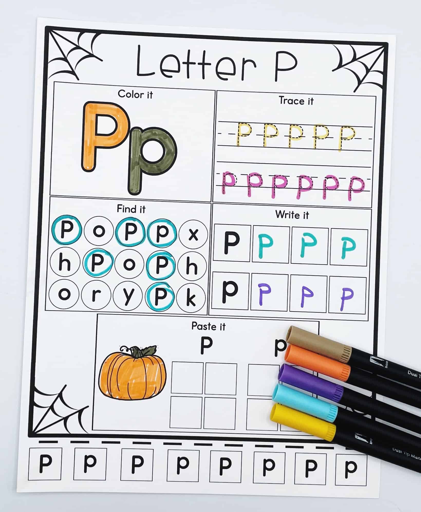 Free Halloween Alphabet Worksheets For Preschoolers