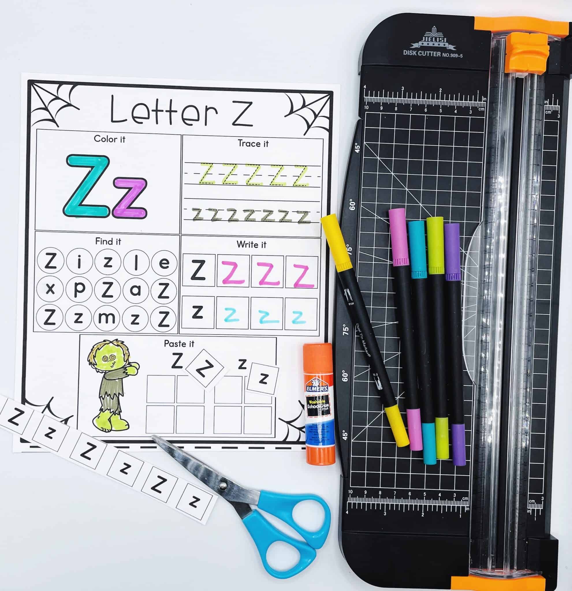 Free Halloween Alphabet Worksheets For Preschoolers