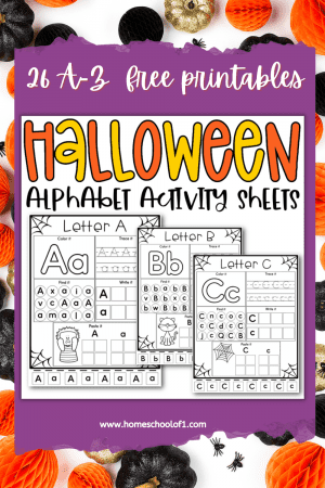 Free A-Z Halloween Alphabet Activities For Preschoolers