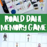 Roald Dahl Memory Game Printable