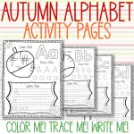 Free Fall Alphabet Worksheets For Preschoolers