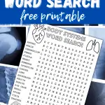 Free Human Body Systems Word Search For Kids