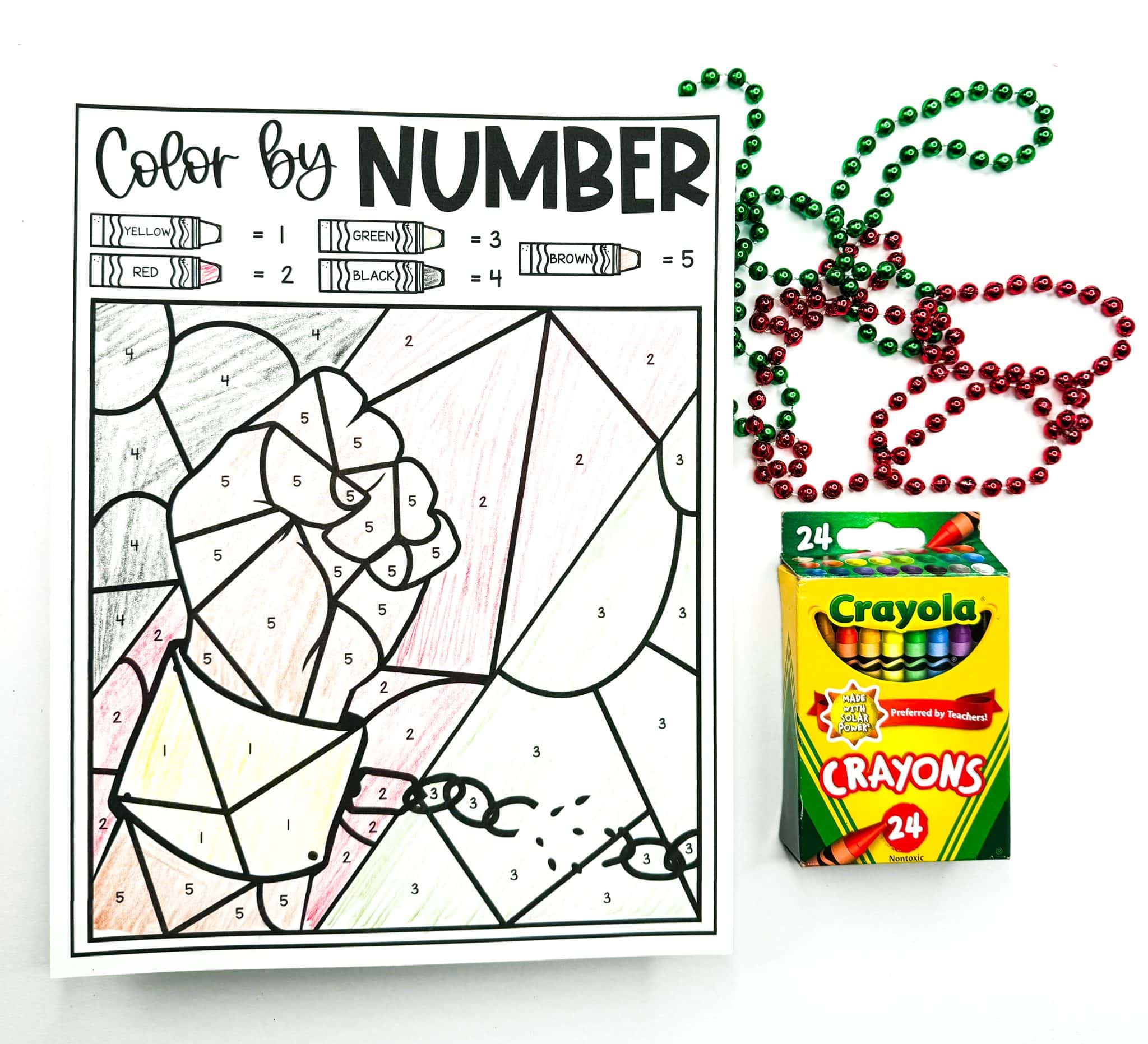 Free Juneteenth Color By Number Worksheets for Kids