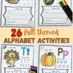 Free Fall Alphabet Worksheets For Preschoolers